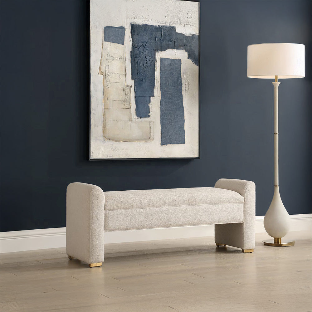 White Benches - Living Room, Dining Room, Bedroom Bench